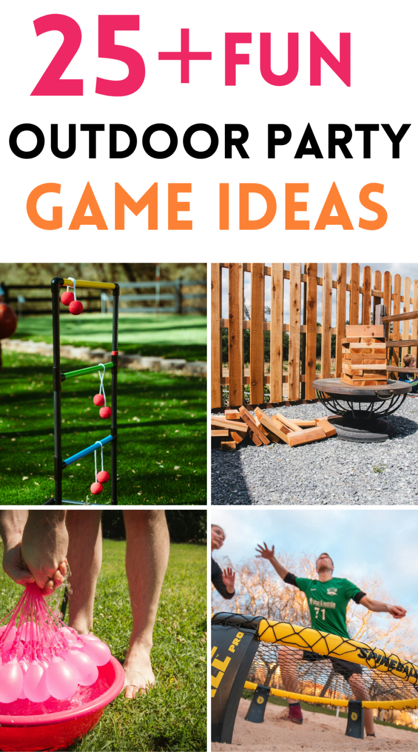 25 Outdoor Party Game Ideas For Kids & Adults