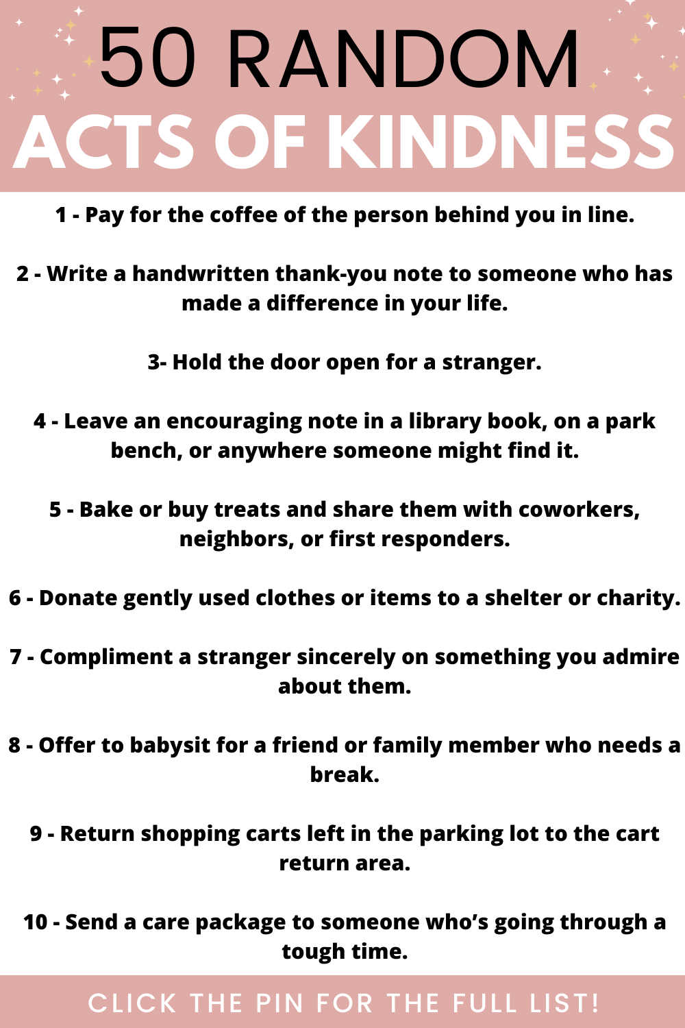 50 Beautiful Random Acts of Kindness and Small Gestures