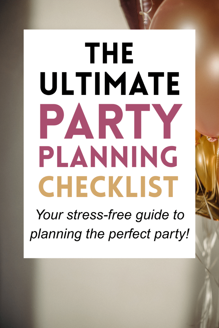 Ultimate Party Planning Checklist (with Timeline!)